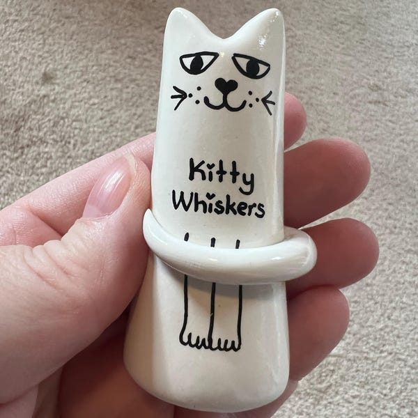 Tiny Vase for Cat Whiskers / Cat Whiskers Vase / Tiny Cat Vase / Mini ...