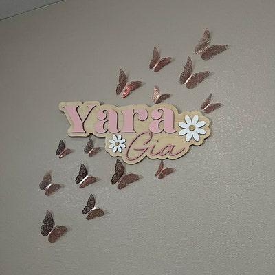 Custom Name Sign Round Baby Name Boy Nursery Sign Baby - Etsy