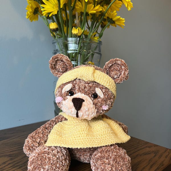 Crochet Teddy Bear Pattern, Amigurumi Bear, Panda Dress Pattern (ENG ...