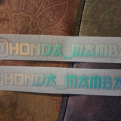 Midnight Club Vinyl Decal JDM Japanese Text Banner Exhaust Street ...