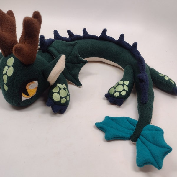 Neck Dragon Plush Sewing Pattern .pdf Tutorial Posable Wearable ...