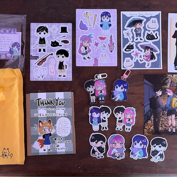 Omori Character Vinyl Sticker Sheets - Etsy