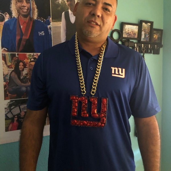 49ers Red and Black Bling Chain San Francisco 49ers Chain San Francisco ...