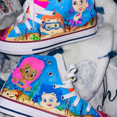 Gracies Corner and Rainbow Custom Air Force 1 Kids, Pink Nike Air Force ...