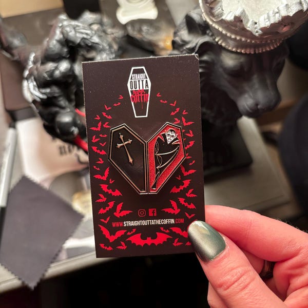 Vampire Valentines Day Sticker Sheet - Goth Stickers / Horror Stickers ...