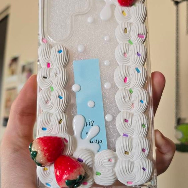 Decoden Phone Case, Strawberry Sprinkles Phone Case, Custom 3D Phone ...
