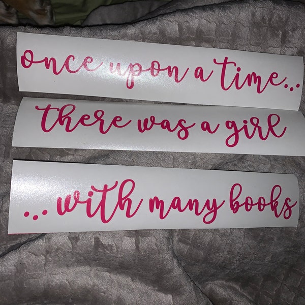 TBR Vinyl Decal - 3 Pack Bookish Signs and More - Etsy