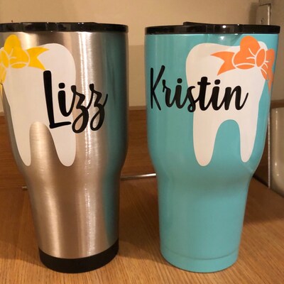 Yeti Colster Sticker Personalized Yeti Vinyl Decal With State - Etsy