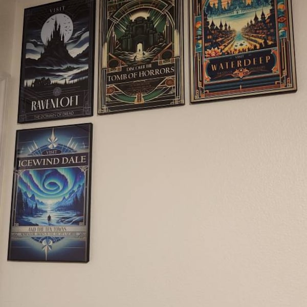 Dnd Tarot Poster, the Rogue, Art Nouveau, Dungeons and Dragons Wall Art ...