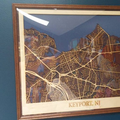 Adirondack High Peaks Map ADK 46 Adirondack Mountains Peak Bagging Map ...