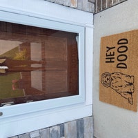 1426 Hey Dood Golden Doodle Dog Goldendoodle Doormat Labradoodle ...