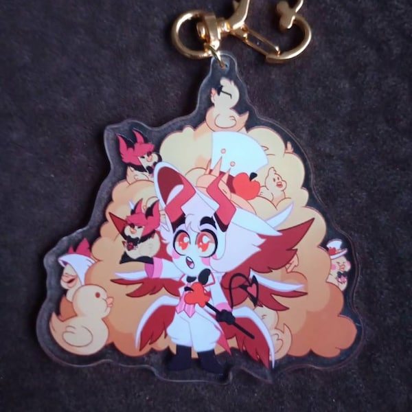 Acrylic Keychain Lucifer Hazbin Hotel - Etsy
