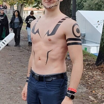 Inumaki Toge Temporary Face Tattoos 2 Sets 4 Tattoos - Etsy