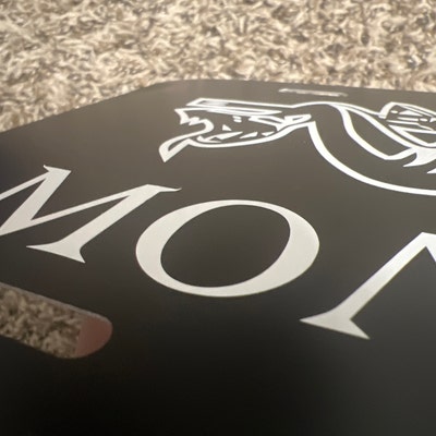 Venom Eyes License Plate Evil Villain Aluminum Black and White Vanity ...