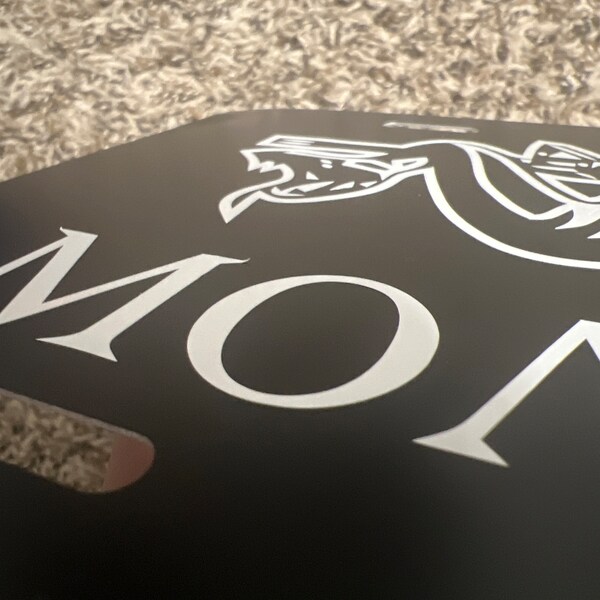 Venom Eyes License Plate - Evil Villain - Aluminum Black and White ...