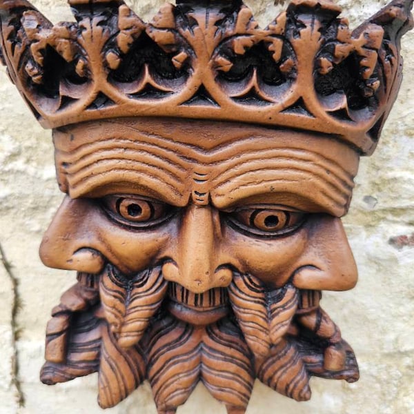 TRINITY Face English Medieval Reproduction Carving - Etsy