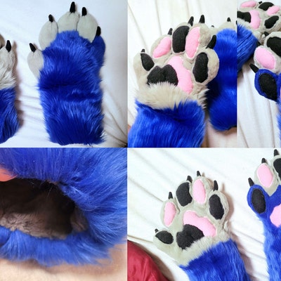 PDF TEMPLATE: Fursuit 5 Finger Paws Digital Download - Etsy UK