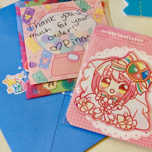 Mew Mew Power - Chibi Holographic Stickers - Etsy