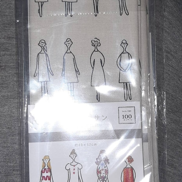 Lecien 100 LADIES, Preprinted 100 Embroidery Cloth, Free Stitch These ...