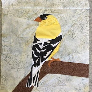 Blue Jay Paper Piecing Pattern - Etsy
