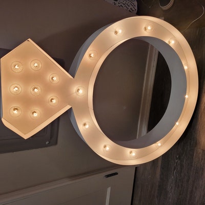 24 Wood Letter Marquee Lighted Sign Marquee Sign Lighted - Etsy