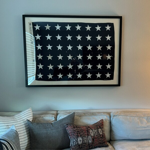 Framed Vintage Signal Flag Study - Etsy
