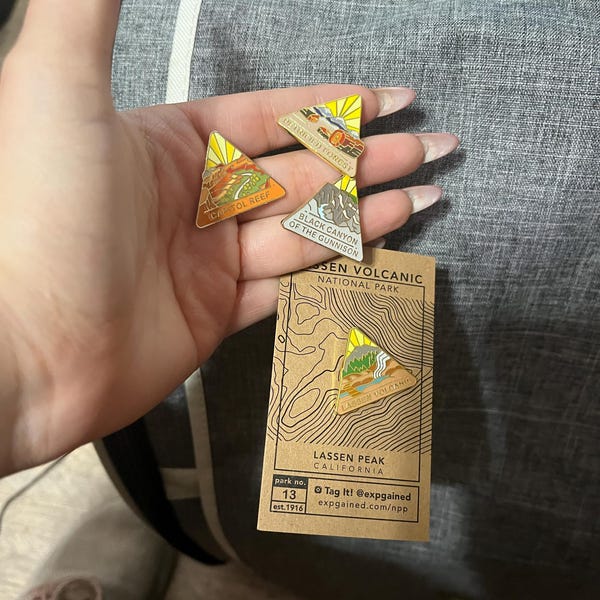National Park Enamel Pin Sets National Park Lapel Pin Collection ...