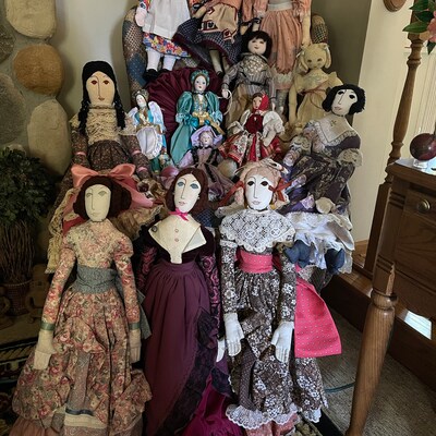 Collection of 16 Unique Vintage Dolls - Etsy