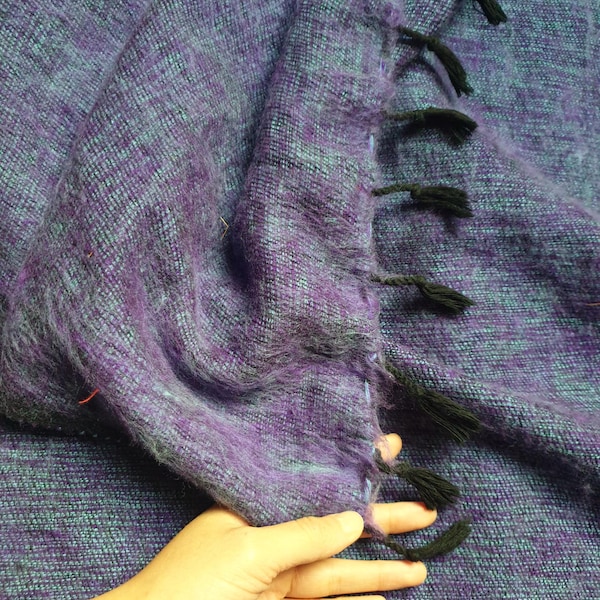 XL Himalayan Yak Wool Blanket 4x8 Ft, Soft Warm Lightweight Handmade in ...
