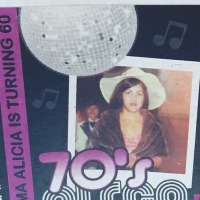 DISCO TICKET INVITATIONS 70's Dance Birthday Party Free Thank You Card ...