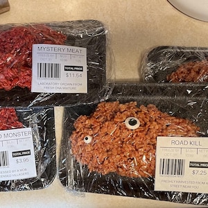 Printable Fake Meat Labels Halloween Prank, Funny Fake Food Labels ...