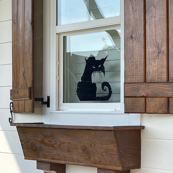 Scary CAT #2 Wall or Window Decal : Halloween - Etsy