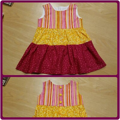 Instant Download PDF Sewing Pattern Infant Baby Toddler Girl Dress Size ...