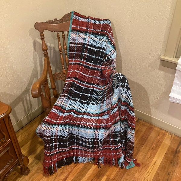 Tartan Crochet, Blanket Pattern PDF - Etsy