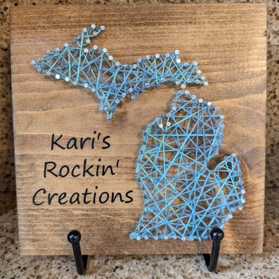 Geometric Deer Head String Art - Etsy