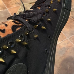 Spiked Converse Chuck Taylor Shoes | Etsy