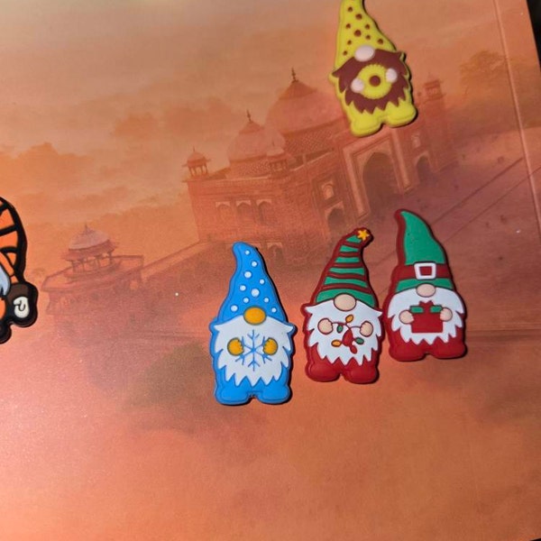 Assorted 24pcs Gnome Focal Beads, Gnome Beads, Focal Silicone Beads - Etsy