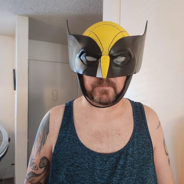 Wolverine-inspired Wearable Cosplay Cowl - Etsy