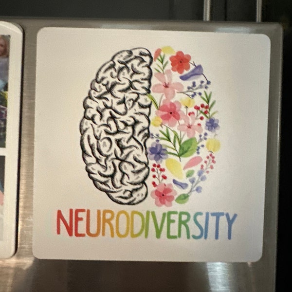 Neurodiversity Awareness Button Pin, Mental Health, Adhd Awareness Pin ...