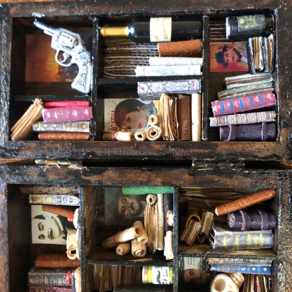 Miniature Libraries - Miniatuurbibliotheken - Victorian-mini Books - Etsy