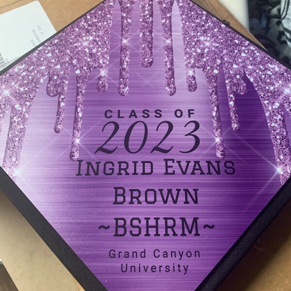 Printable Grad Cap Topper, DIY Graduation Cap Topper, Wanted to Give Up ...