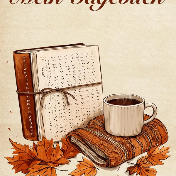 Cozy Writing in Fall Watercolor Clipart, Autumn Planner Notes Free ...