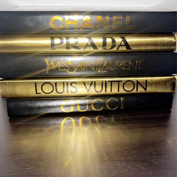 Customizable Book Stack | Fashion & City Decor Books, Set of 5 - Etsy