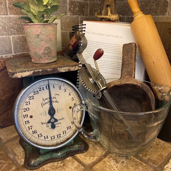 Vintage Scale - Antique Baby Scale - Vintage Nursery Scale Photo Prop ...