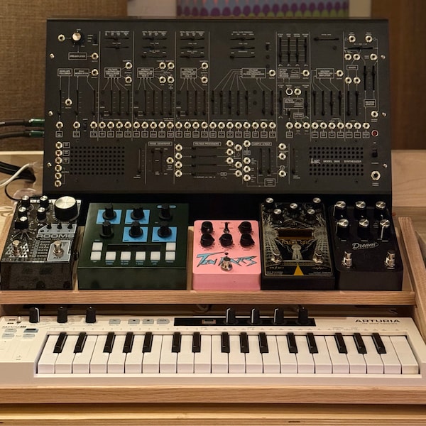 Arturia Keystep Desktop Synth Stand. Wooden Rack for Keystep 32 / 37 ...