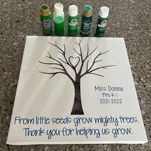 Customizable Student Fingerprint Tree Printable Thumbprints Tree ...
