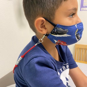 Personalized Kids Face Mask Lanyard With Name Mask Holder Clip Strap - Etsy