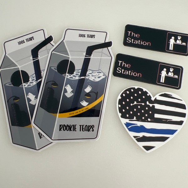 Rookie Tears Sticker, 911 Dispatcher Stickers, Police Stickers, Gift ...