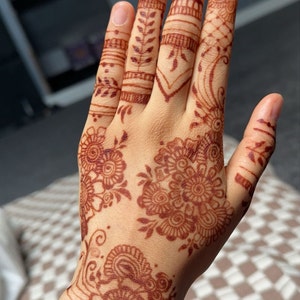 100% Natual Homemade Mehndi Henna Cones - Etsy