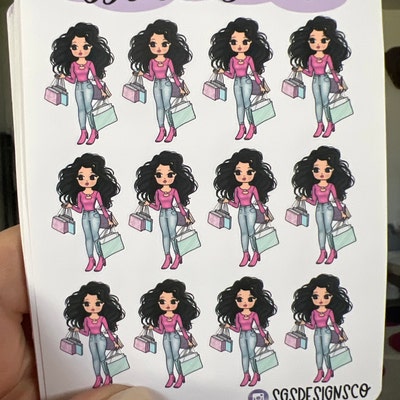Miss Lady D Movie Theater Sticker Sheet - Etsy